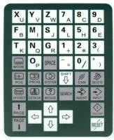 China Lightweight Flexible Membrane Switch Keypad Thin Film With 3M467 / 3M468 Adhesive for sale