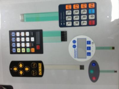 China Quakeproof Membrane Switch Keyboard F200 / F150 / V200 For Household Appliance for sale