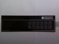 China Flexible PC / PET Waterproof Tactile Membrane Switch Keyboard for sale