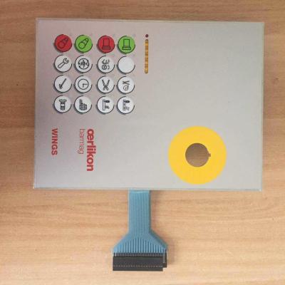China Moistureproof Custom Membrane Switch Panel , PET Membrane Switch Overlay for sale