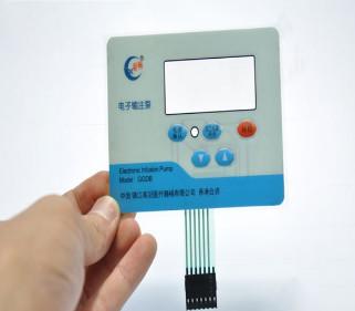 China Push Button Membrane Panel Switch Waterproof Silk Screen Printing for sale