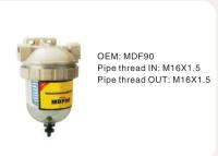 China Automative Hydraulic Oil Filter Assembly  MDF90 Pipe Thread IN M16 × 1.5 Pipe Thread Out M16 × 1.5 for sale