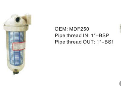 China Stable Hydraulic Oil Filter Assembly  MDF250 Pipe Thread IN 1
