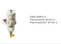 China Automative Hydraulic Oil Filter Assembly 500FH-3 Pipe  Thread IN M14×1.5  Pipe  Thread Out M14×1.5 for sale