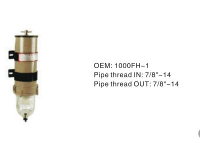 China Reliable Hydraulic Return Filter 1000FH-1 Pipe  Thread IN7/8