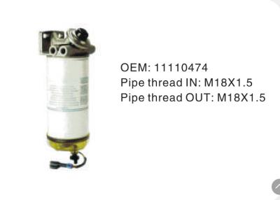 China Professional Hydraulic Oil Filter Assembly 11110474 Pipe  Thread INM18*1.5 for sale