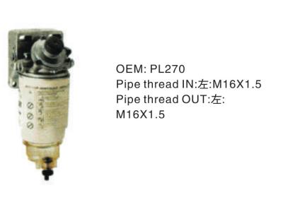 China High Performance Industrial Oil Filter PL270 Pipe Thread IN M16*1.5 for sale