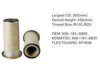 China 600-181-6820 Hydraulic Oil Filter Assembly Height 455mm OD 265mm for sale