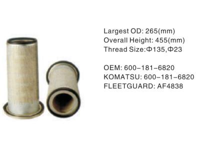 China 600-181-6820 Hydraulic Oil Filter Assembly Height 455mm OD 265mm for sale