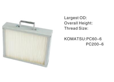 China PC 60-6 Hydraulic Oil Filter Assembly 99% Efficiency White Color for sale