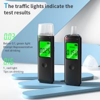 China ABS Plastic Portable Breath Alcohol Tester with Type-C Charging 0.00-200mg/100mL Range 88.69g Weight for sale