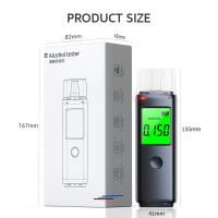 China Personal Breath Alcohol Tester with 0-200mg/100mL Detection Range and 5-Second Response Time for sale