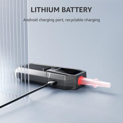 China Grey Home Alcohol Breathalyzer Tester 90g with 0.00-400mg/100ML Detection Range and Type-C Charging for sale