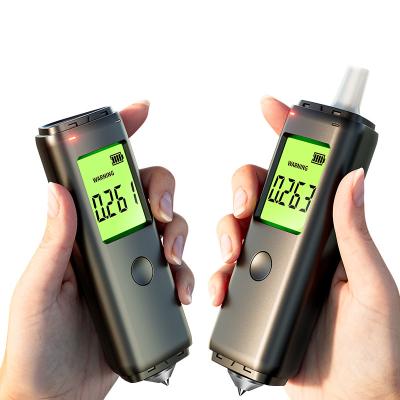 China FENGZHAOWEI Mr Black 05 Personal Alcohol Breathalyzer with 200mg/100mL Detection Range and 15-Second Warm-up for sale