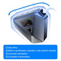 China Portable Breath Alcohol Tester with Bluetooth Connectivity 0-400mg/100ml Range and 0.96