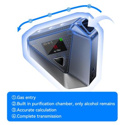 China Portable Breath Alcohol Tester with Bluetooth Connectivity 0-400mg/100ml Range and 0.96