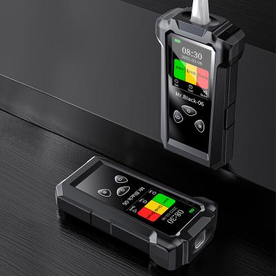 China Mr Black 6 Police Alcohol Breathalyzer with Type-C Data Transfer, 1500mAh Battery & 200,000 Record Storage for sale
