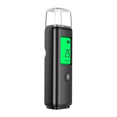 China FENGZHAOWEI Mr Black 5 Personal Alcohol Breathalyzer - 0.00-200mg/100mL Detection Range, 5-Second Response, 88.69g Weight for sale
