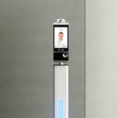 China Face Recognition Wall Mounted Breathalyzer with Fuel Cell Sensor - 30-70cm Range, ±0.3°C Accuracy for sale