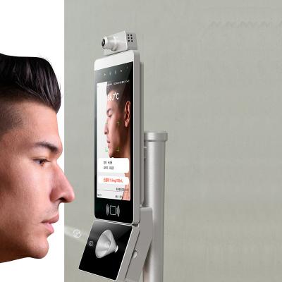 China X70 Silvery Wall Mounted Breathalyzer with Bluetooth Interface for Pre-Job Inspection, 30-70cm Range, ±0.3°C Accuracy for sale