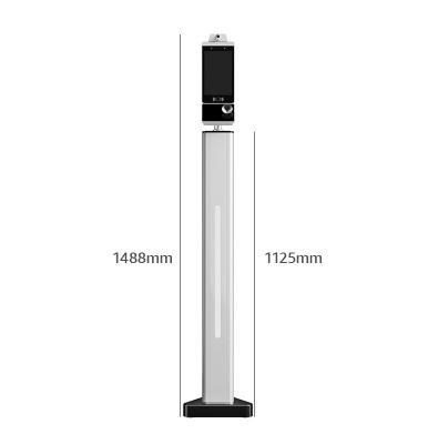 China X70 Wall Mounted Alcohol Breath Tester with 8-inch Display, 0.3°C Temperature Accuracy and Face Recognition for sale