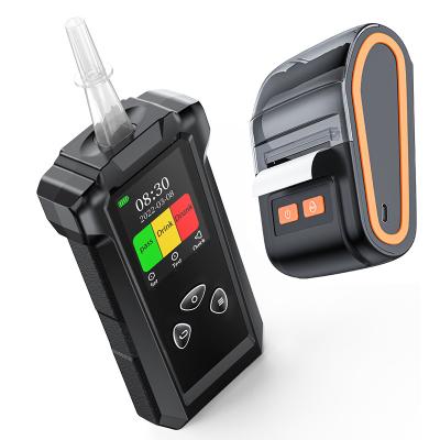 China Fengzhaowei Mr Black 6 Alcohol Breath Analyzer with Printer - 145g Portable Device, 200000 Record Storage, 0.00-600mg/100ML Detection Range for sale