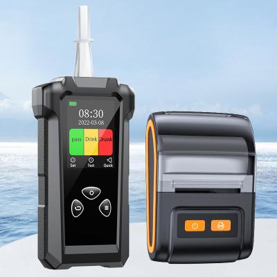 China Fengzhaowei Mr Black 6 Alcohol Breath Analyzer with Printer - 1500mAh Battery, 200000 Record Storage for sale