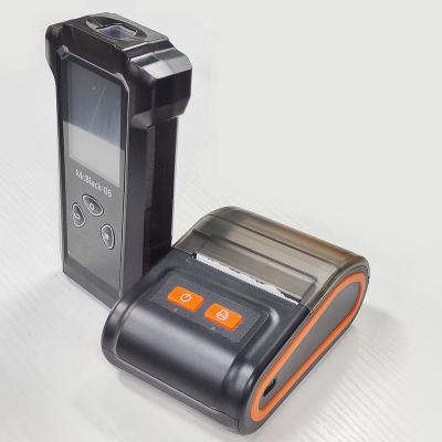 China Mr Black 6 Alcohol Breath Analyzer with Printer - 1500mAh Battery, 200K Record Storage, 11mm Fuel Cell Sensor for sale