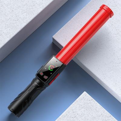 China Red Baton Breathalyzer with Fuel Cell Sensor 3000mAh Battery 358mm Length for Factory Safety Teams for sale