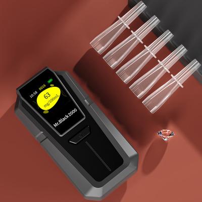 China Mr Black 2000 Semiconductor Breathalyzer 0-400mg/100ml Detection Range 3-5cm Test Distance for sale