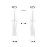 China Disposable Breathalyzer Mouthpieces - Transparent PP Blowpipes with GB 4806.7-2016 Certification for Various Testing Machines for sale