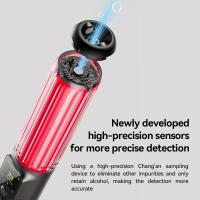 China High Sensitivity Breathalyzer with Electronic Whistle Function for Traffic Supervision 3-5cm Test Distance for sale