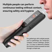 China Black Compact Breath Alcohol Tester XJ-2000 High Sensitivity Semiconductor Sensor for Enterprise Use for sale