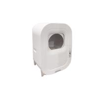 China Pet Cleaning Grooming Products Top Sale White Automatic Cat Litter Box with WIFI APP for sale