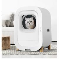 China Pet Cats Kitty Comfortable Smart Automatic Quick Self Cleaning Litter Box Toilet for sale