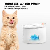 China Cat Water Fountain With Debris Filter Dimensions L x W x H Inches 22.4*22.4*16.2CM for sale