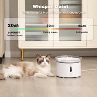 China Cat Water Fountain With Debris Filter Dimensions L x W x H Inches 22.4*22.4*16.2CM for sale