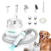 China Low Noise Pet Dog Grooming Kit with Vacuum Tools and Dog Brush Set N.W/G.W. 2.5kg/5kg for sale