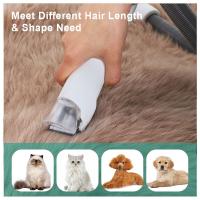 China Multi-function Pet Hair Cleaner Vacuum Hair Shaver Brush Powerful Pet Grooming Vacuum for sale