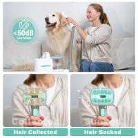 China CHARGE Pet Hair Brush Grooming Vacuum Tool 300W Power Source for Smooth Grooming for sale
