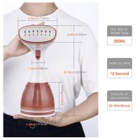 China 1500W Portable Garment Steamer for Home Powerful and 280ml Water Tank Capacity for sale