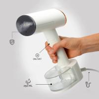 China Portable 250ml Large Tank Handheld Travel Garment Steamer with Hair Brush Accessories for sale