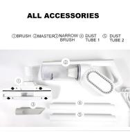 China Pakcage Size 410*215*140mm Cordless Handheld Electric Vacuum Cleaner for Floor and Car for sale