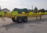 China 2axle 20FT Skeleton Container Semi Trailer 40FT Slider Container for sale