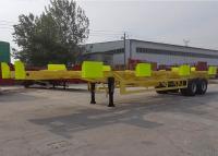 China 2axle 20FT Skeleton Container Semi Trailer 40FT Slider Container for sale