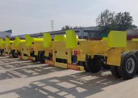 China 2axle 20FT Skeleton Container Semi Trailer 40FT Slider Container for sale