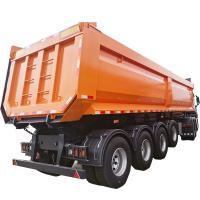 China Semi Trailer Tipper Truck Trailer Rear Tipping Dump 3/4/6 Axis for sale