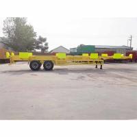 China Dock Container Skeleton Semi Trailer 2 Axles 3 Axles 60tons for sale