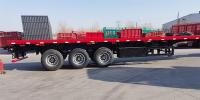 China 20 / 40 FT Cargo Flatbed Container Semi Trailer Truck Container Transport for sale