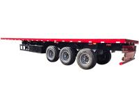 China 2 / 3 / 4 Axles Flatbed Truck Trailer Container 50 Ton Q345B Manganese Plates for sale